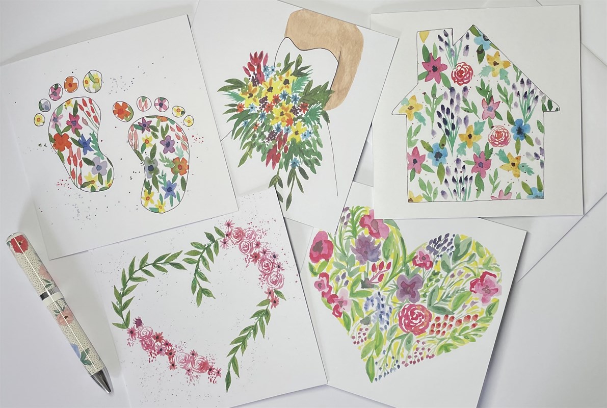Cards For All Occasions Pack New Home New Baby by Elizabeth Amy Art ...