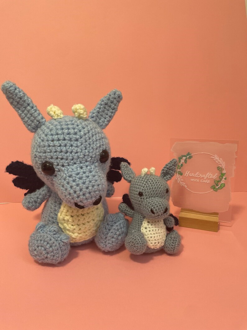Dragon Crochet Toy by Handcrafted with care - Small Market