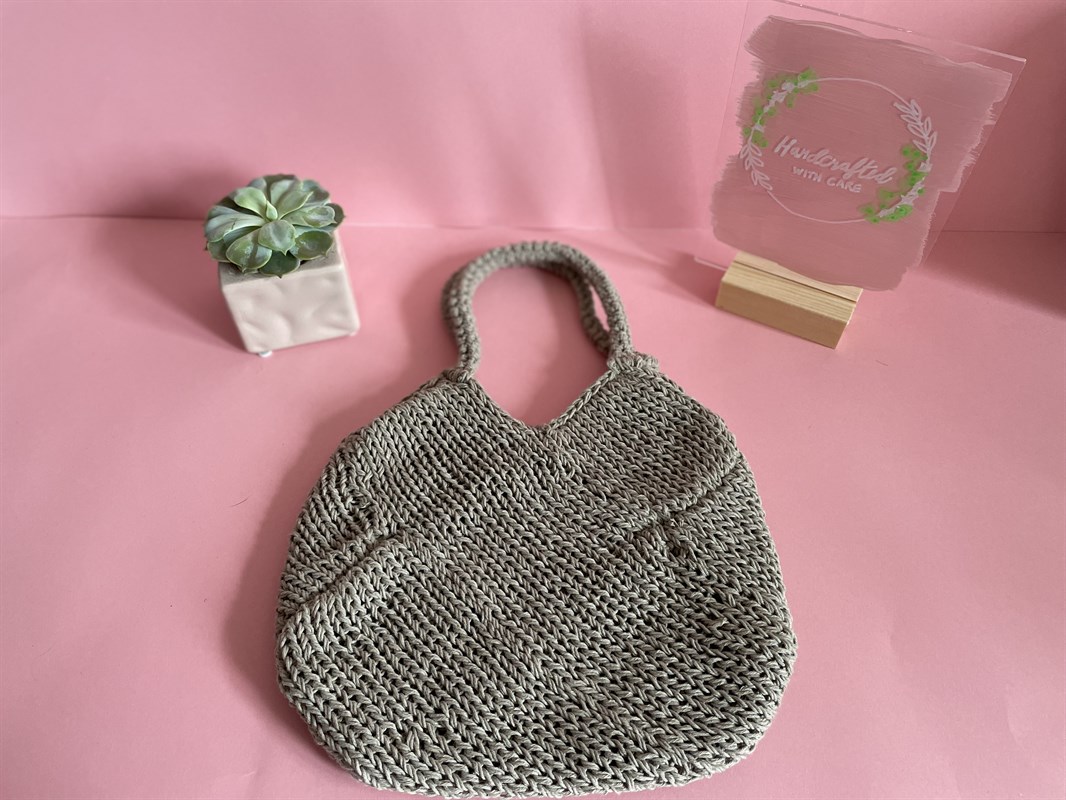 Hand Knitted Small Bag by Handcrafted with care - Small Market