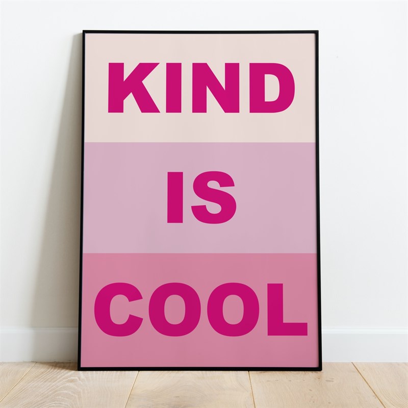 Kind Is Cool Print by Paper Soul Design - Small Market