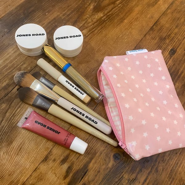 Oil Cloth Make Up Bag (762) by Lemon Seagull - Small Market